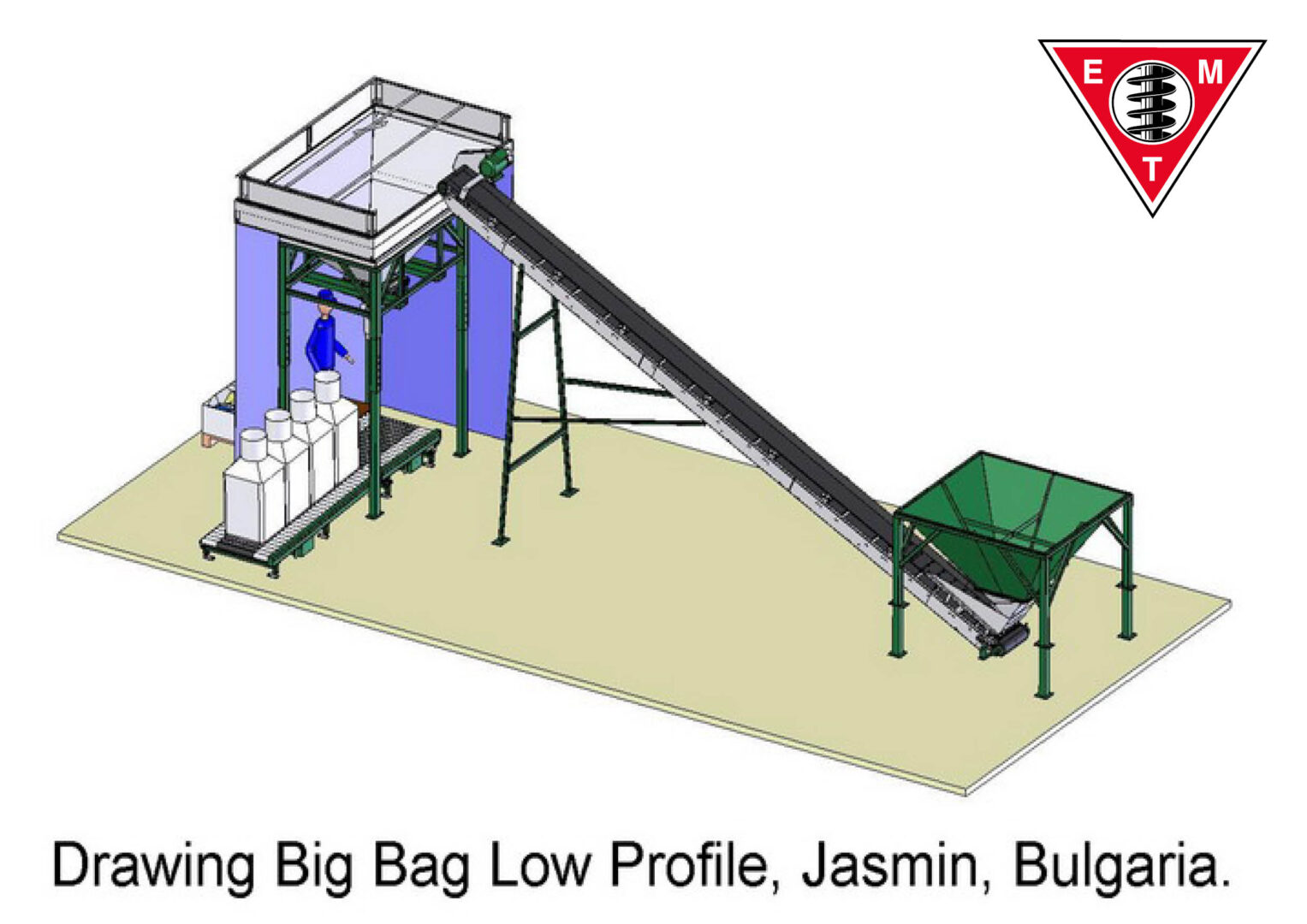 Big Bag low profile portable - EMT – Manufacturer of Blending, Bagging ...