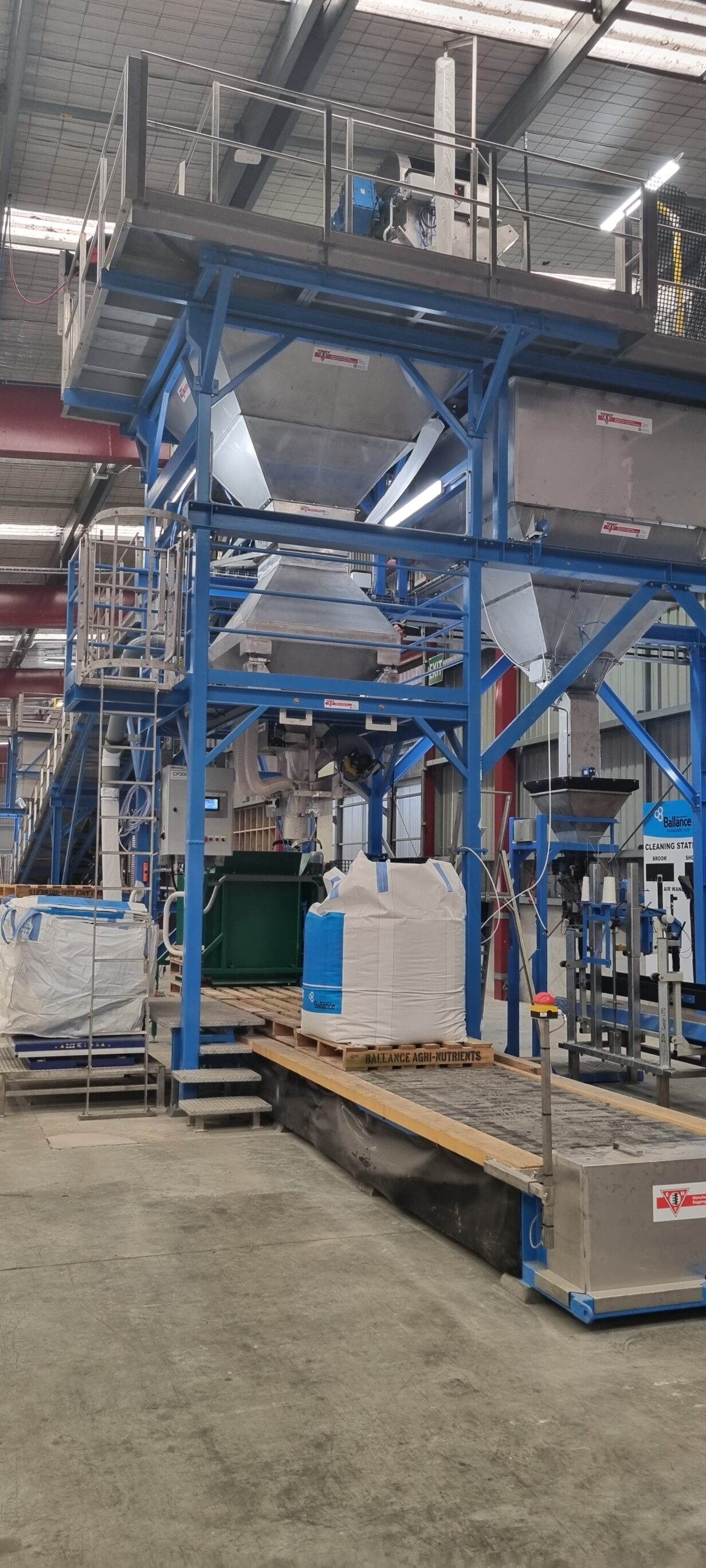 Ballance - EMT BV – High Capacity fertilizer blending line